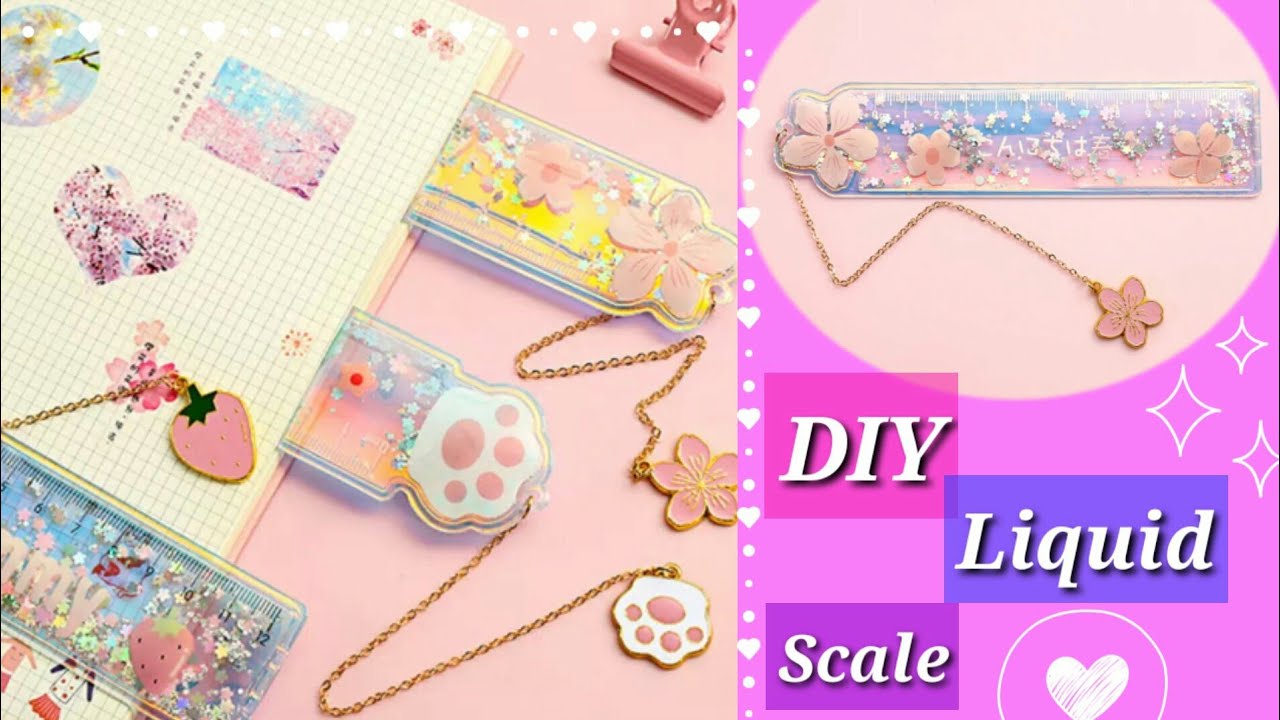 DIY Homemade Liquid Scale | liquid ruler making at home / School ...