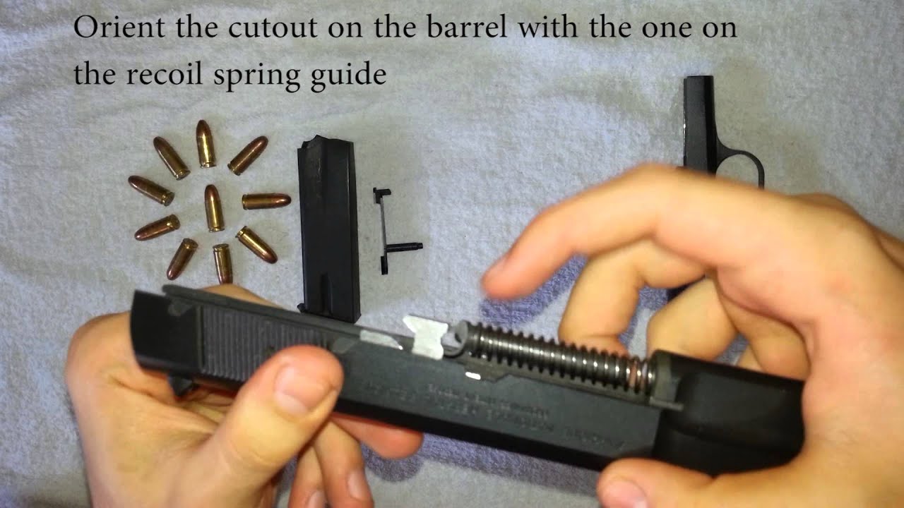 Browning Hi-Power P-35 Assembly - YouTube