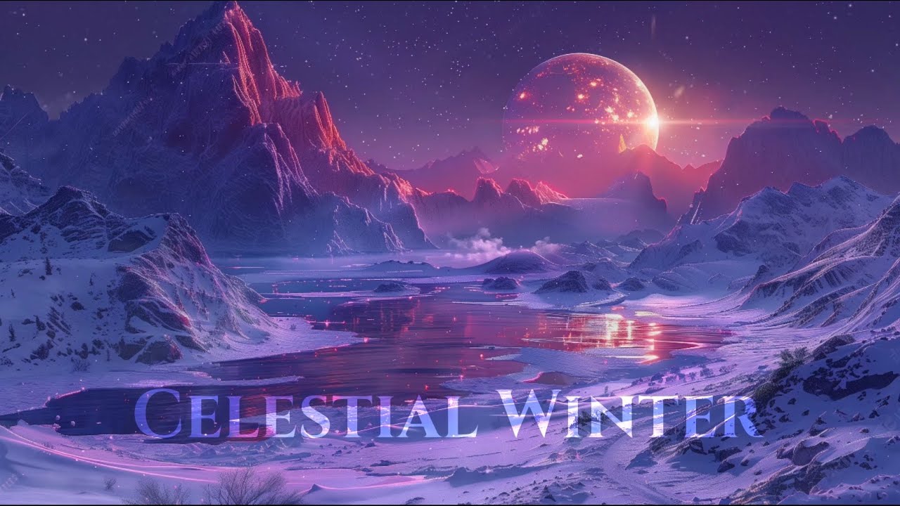 Celestial Winter: Beneath the Frozen Moon | Ethereal Ambience - YouTube