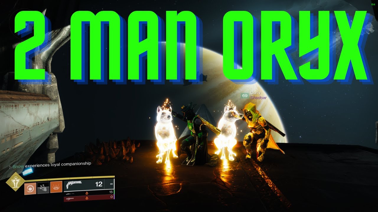 2 Man Oryx - Kings Fall (Destiny 2) - YouTube