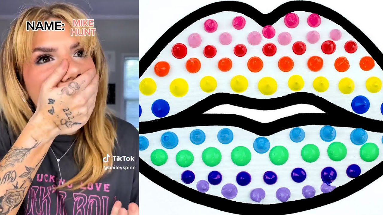 *1 Hour*🎨 Text To Speech 🎨 ASMR Satisfying Art || @Bailey Spinn || POVs ...