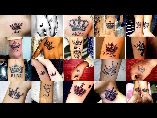 Latin Queen Crown Tattoo