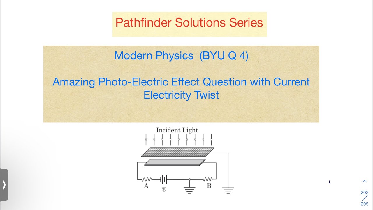 Pathfinder | BYU 4 | JEE Advanced | Modern Physics | Olympiad - YouTube