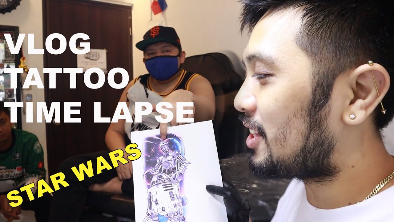 STAR WARS' C-3PO AT R2-D2 || VLOG 172 || TATTOO TIME LAPSE - YouTube