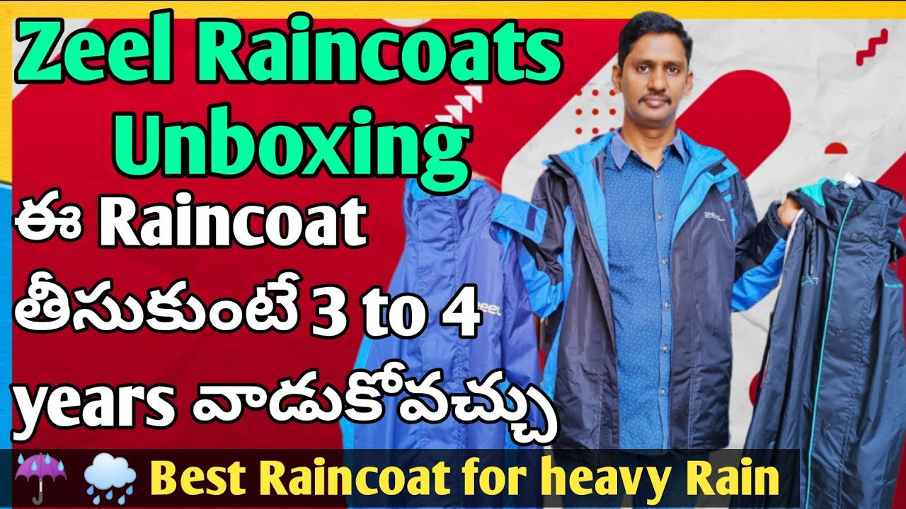 Zeel raincoat unboxing,zeel raincoat review,best raincoat,best raincoat ...