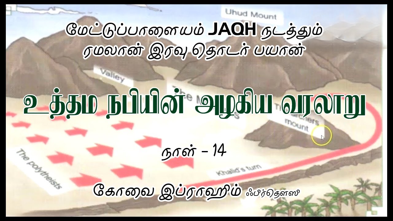 JAQH MTP நடத்தும் #ரமலான்சிறப்புவகுப்பு #உத்தமநபியின்அழகியவரலாறு #covaiibrahim #firdousi #day14 ...