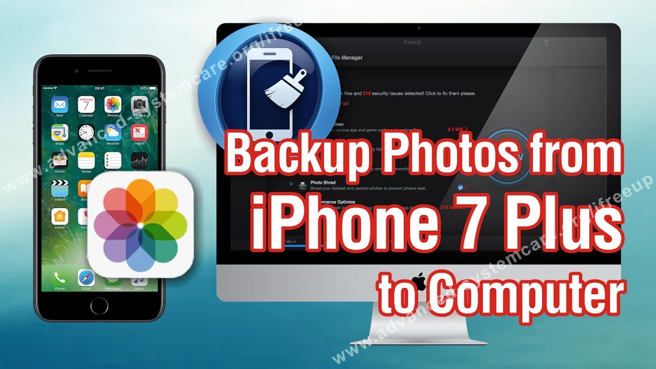 How to Backup Photos from iPhone 7 Plus to Computer Easily - YouTube