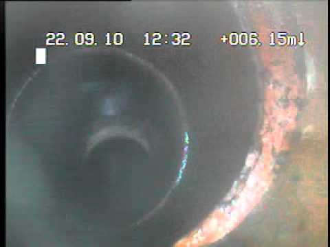 Drainoscopy-collapsed pipe 2010 09 22 - YouTube