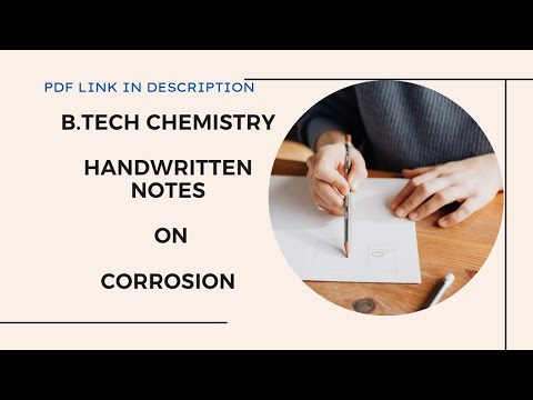 Corrosion|B.Tech Chemistry Handwritten Notes| - YouTube