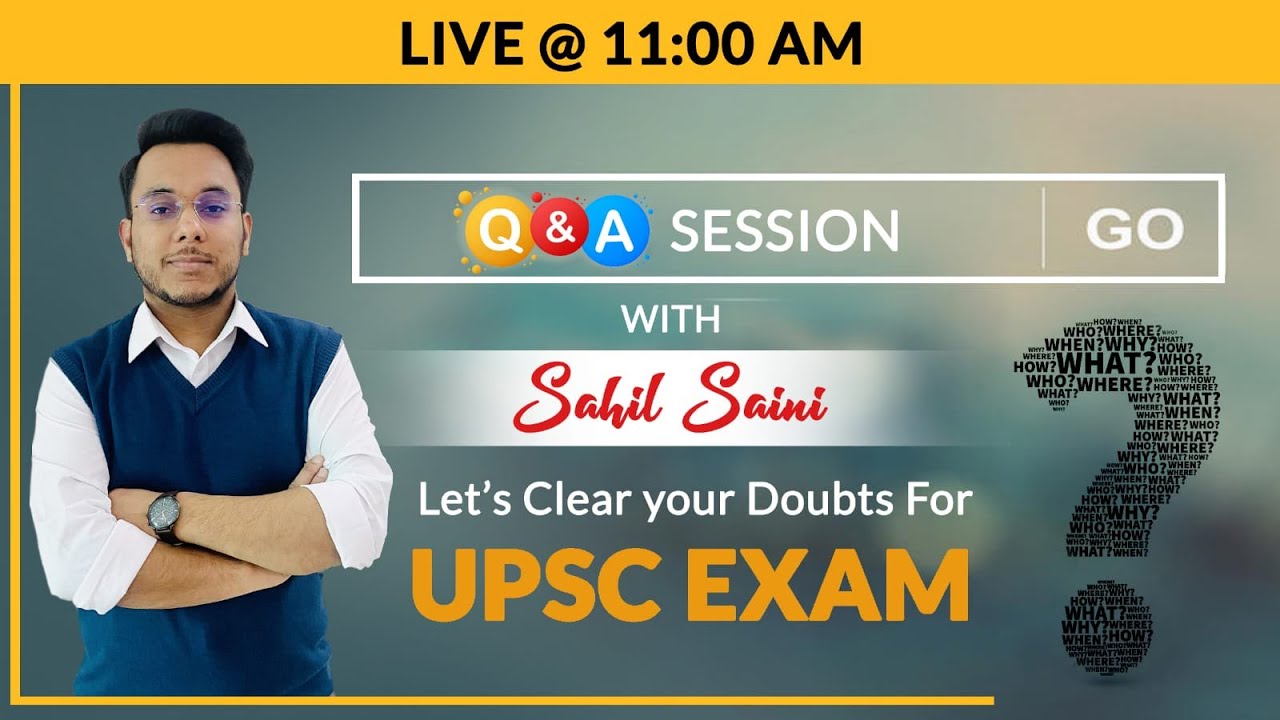 🔴Live Q & A Session For UPSC, CSE 2022 | How to plan your UPSC ...