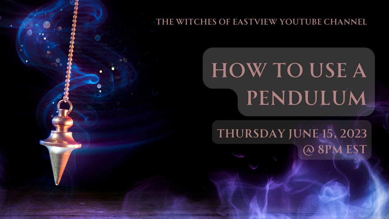 How to use a pendulum - YouTube