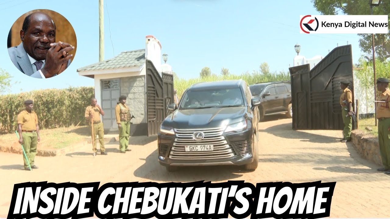 Situation at Former IEBC Chair Chebukati's home as preparations for his ...