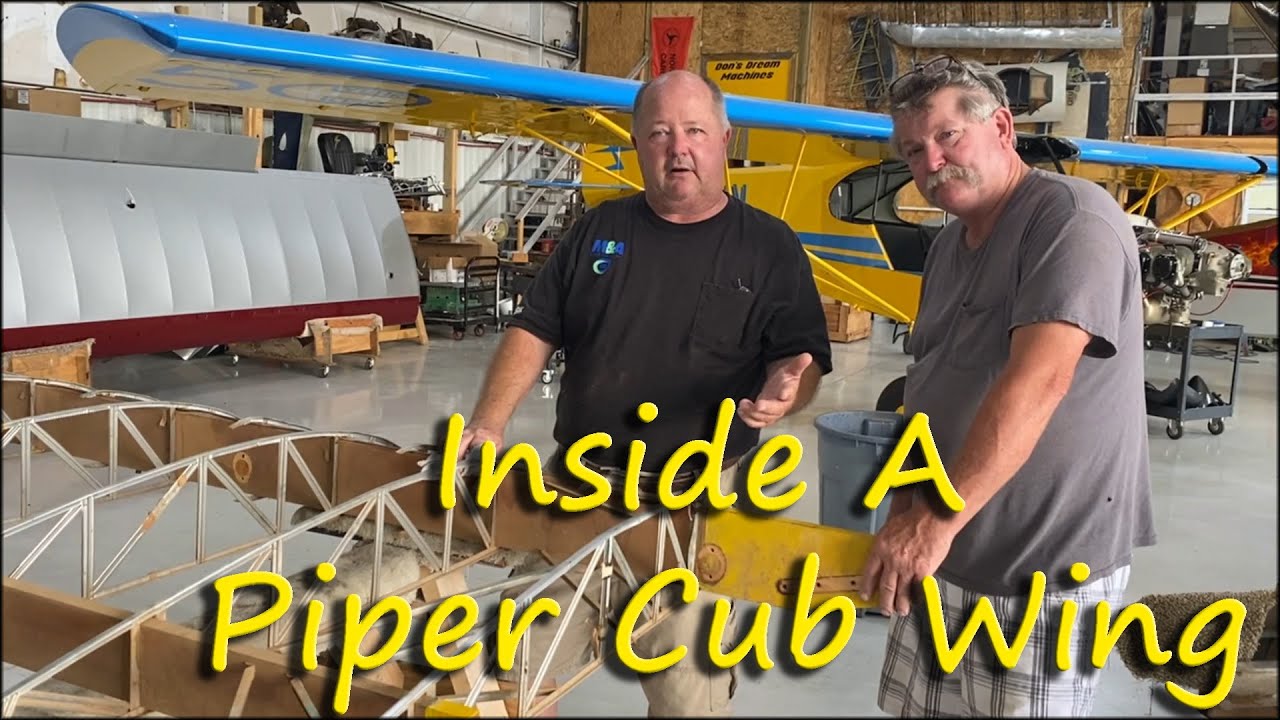 Inside an original 1945 Piper J-3 Cub wing - YouTube