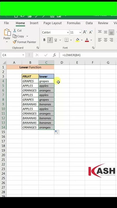 LOWER Function in excel #excel #Excelfunction #MSEXCEL - YouTube