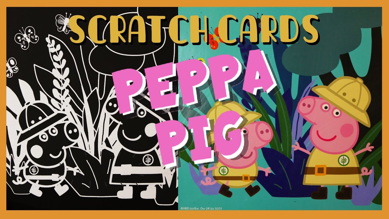 PEPPA PIG explorer🐷 Peppa adventure 🧐 fun scratch card - YouTube