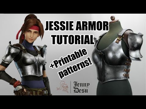 JESSIE ARMOR TUTORIAL- FINAL FANTASY 7 REMAKE- [JENNY DESU] - YouTube
