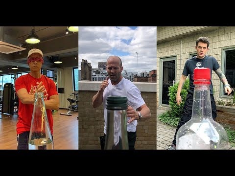Best Bottle Cap Challenge Compilation - YouTube