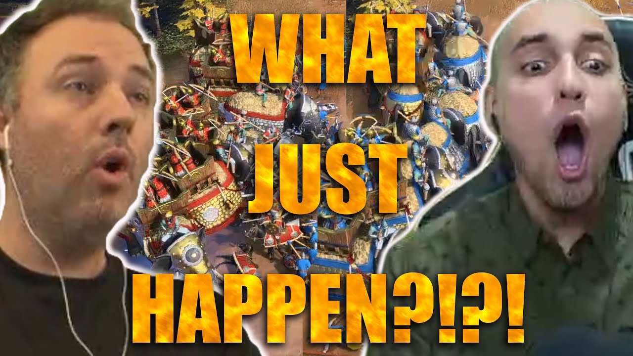 Age Of Empires 4 Streamer vs Streamer -- Day9 WHOLE ARMY gets stolen by ...