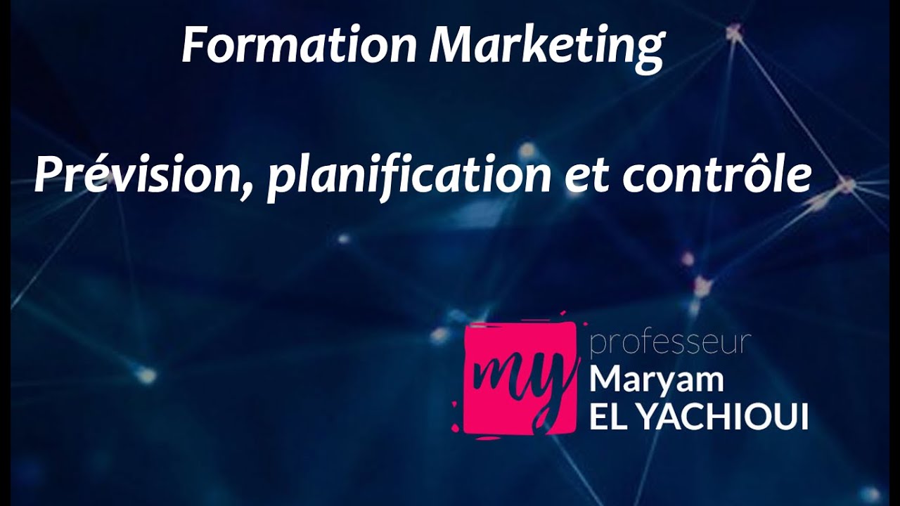 🧠 De l’Intelligence Marketing au Contrôle : Maîtrisez la Prévision et la Planification ! - YouTube