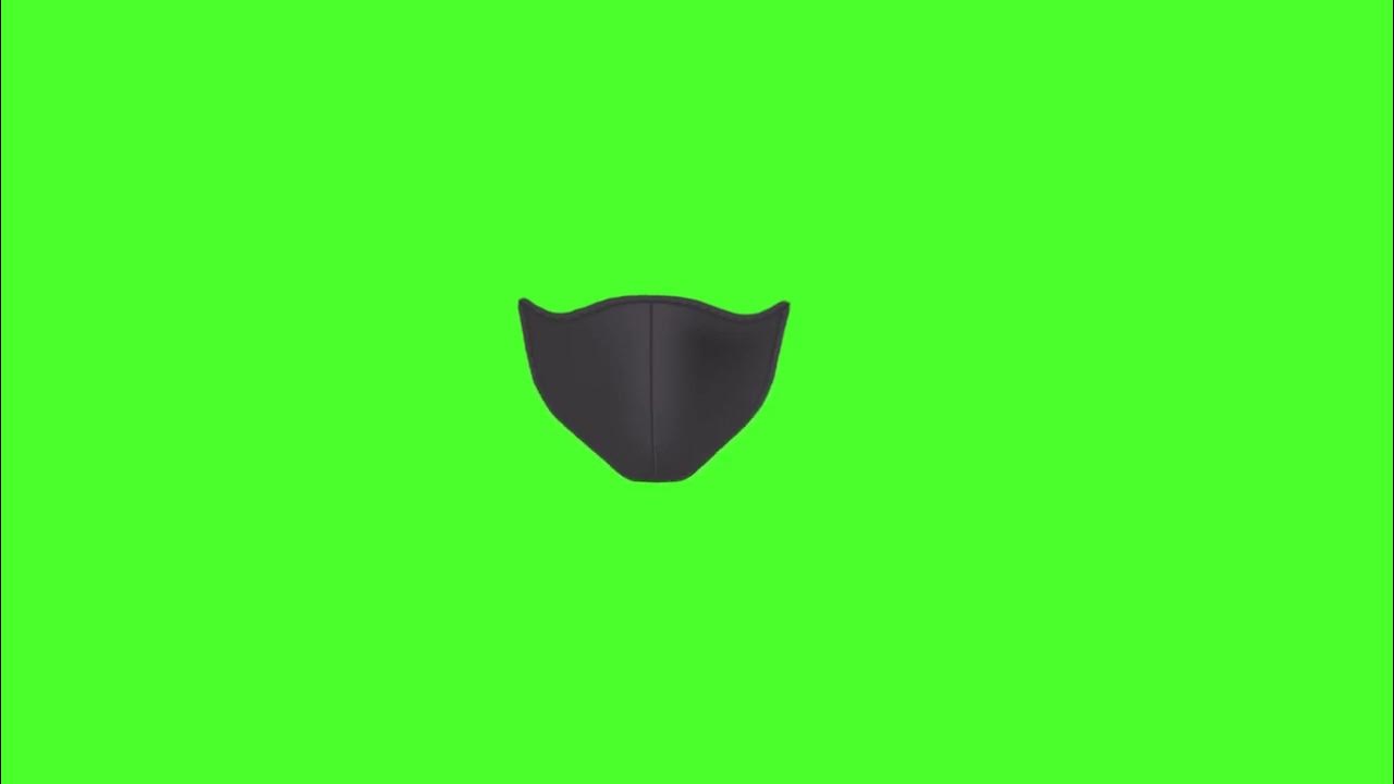 FREE Black Face Mask - Green Screen inspired by @10xincome - YouTube