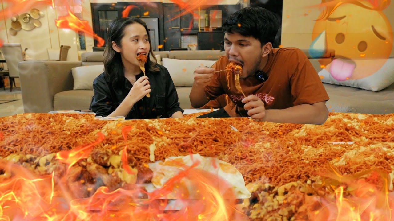 MUKBANG 20 SAMYANG KEJU + RICHEESE FIRE WINGS!!! FT. GRITTE AGATHA ...