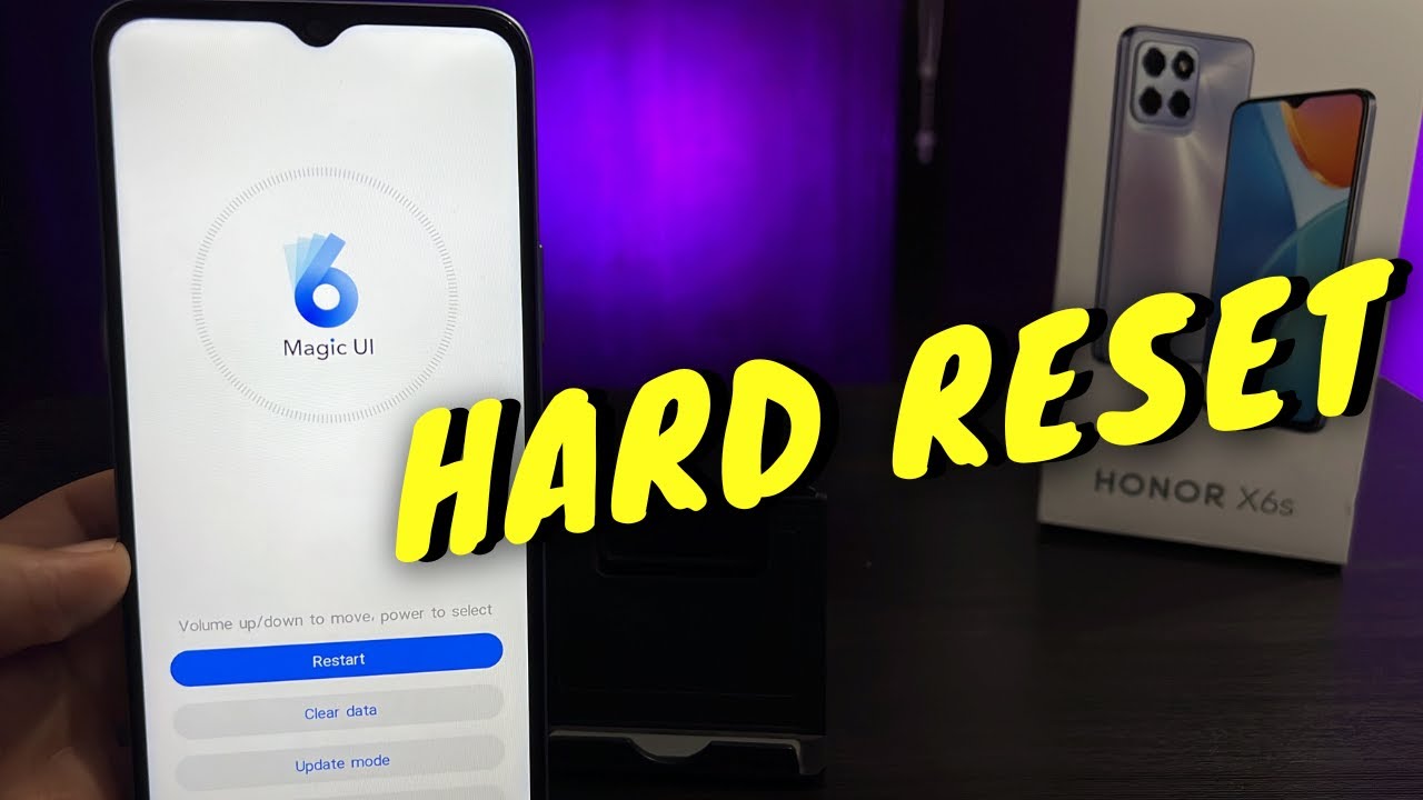 HONOR X6S📲Cómo Hacer Hard Reset Borrado, Restaurar contraseña, Patron [Fácil] - YouTube