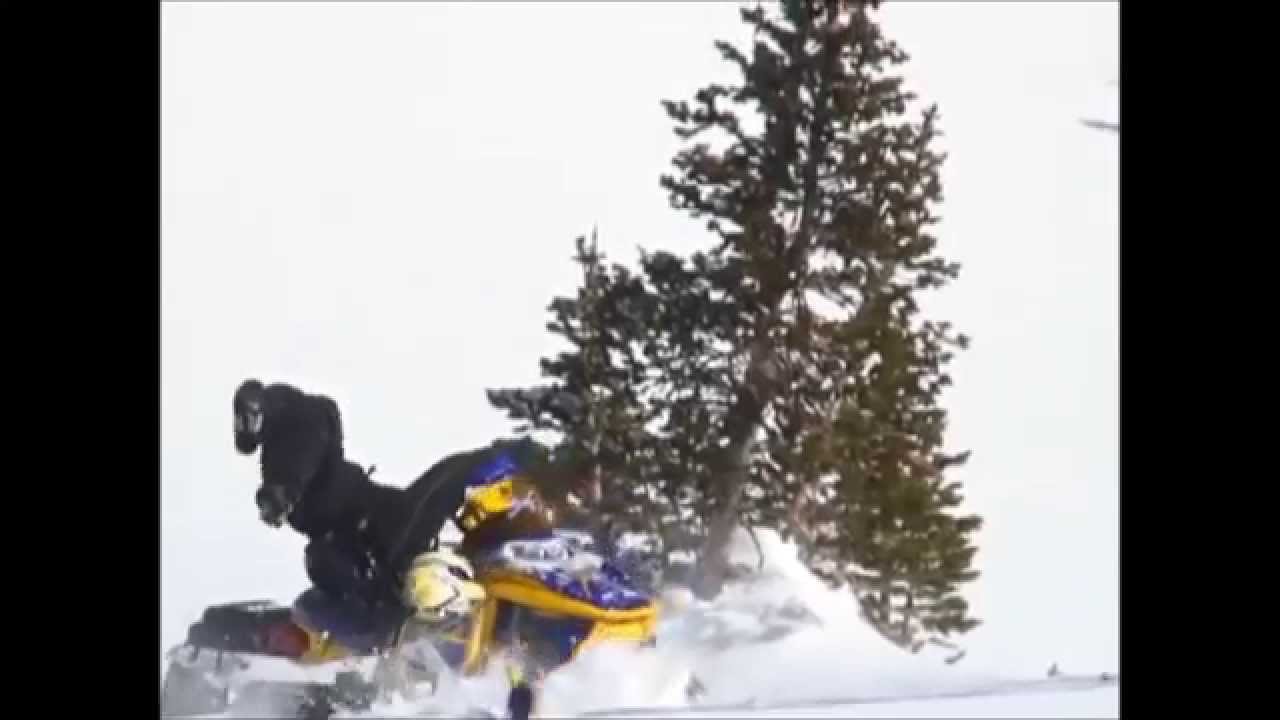 INSANELY FUNNY snowmobile crash and fail complition! - YouTube