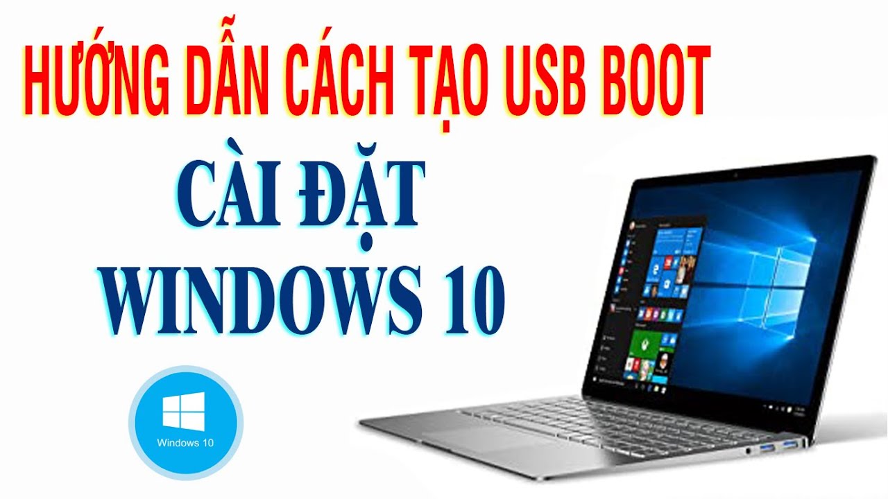 Hướng dẫn tạo USB BOOT cài đặt Windows 10 - YouTube