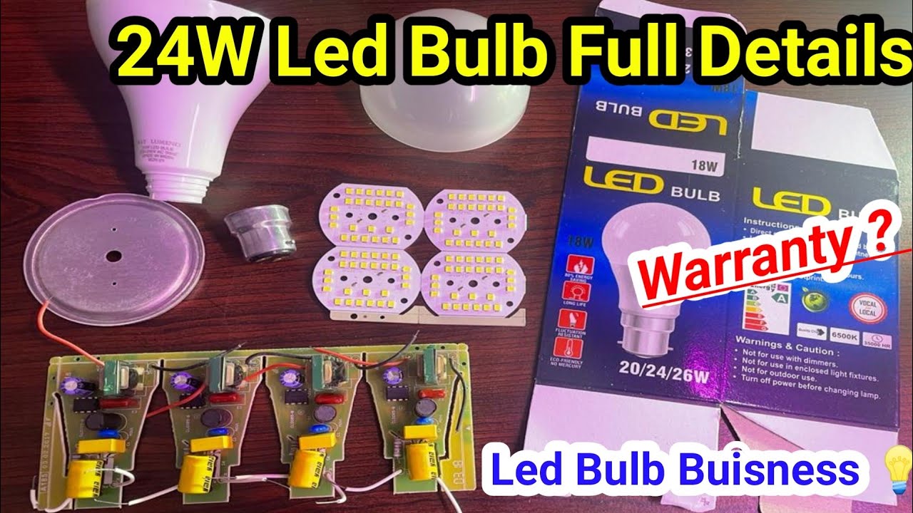 24W Led Bulb Full Details !! Start Led Bulb Buisness 2022 - YouTube