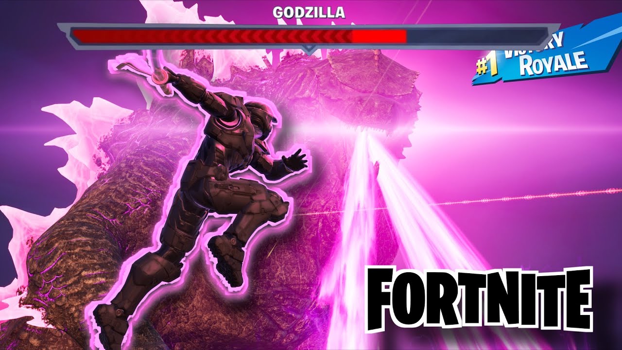 MASTER CHIEF DEFEATS GODZILLA IN FORTNITE - Fortnite Battle Royale ...