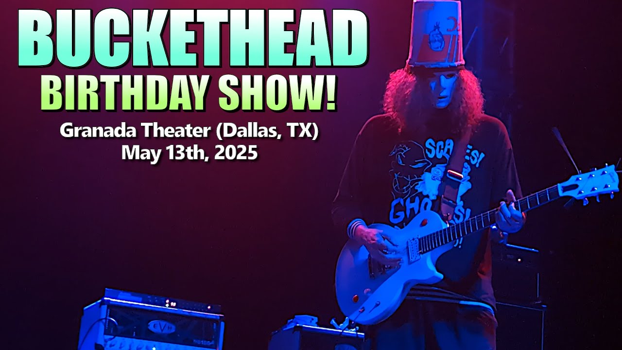 Buckethead Birthday Show 4K (LIVE) at Granada Theater (Dallas, TX) 2025 ...