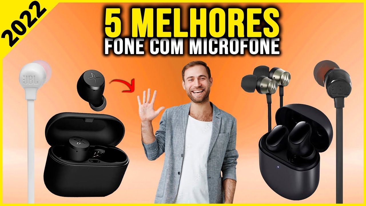 Os 5 Melhores FONES DE OUVIDO COM MICROFONE/FONE COM MICROFONE De 2022 ...