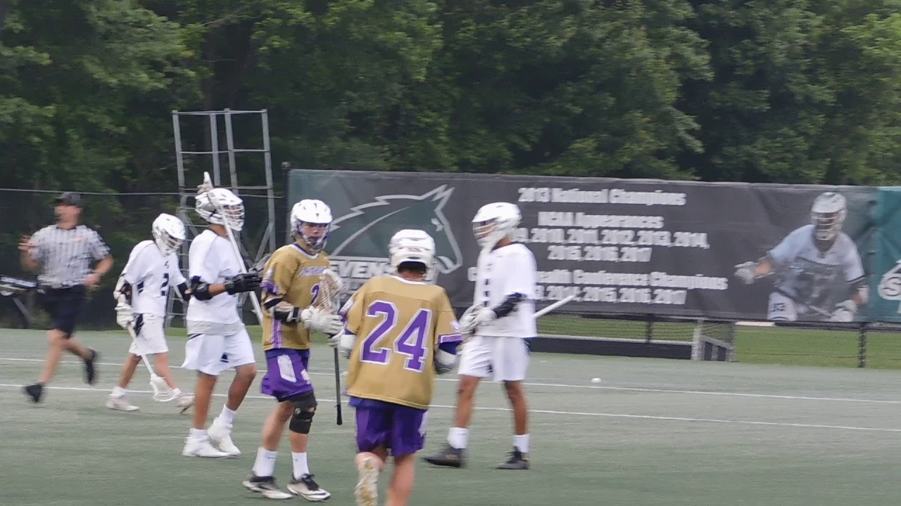 Brown goal Smithsburg/Patterson Mill boys lacrosse 1A state final 05/22 ...