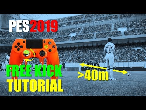 PES2019 Tutorial - Long Range Free Kick