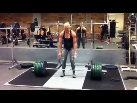Sarah Backman deadlift 160kg / 353lbs