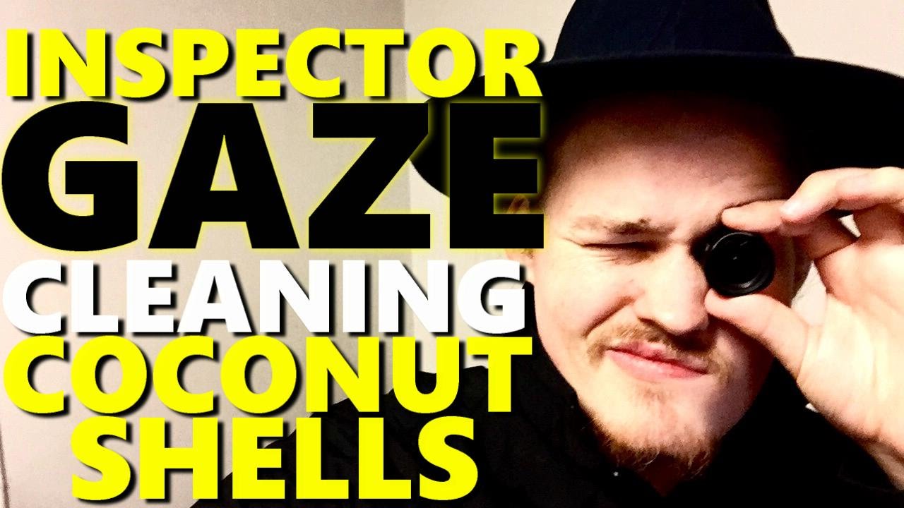 Visual ASMR - Cleaning Coconut Shells With Inspector Gaze - YouTube