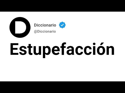 Estupefacción Significado En Español - YouTube