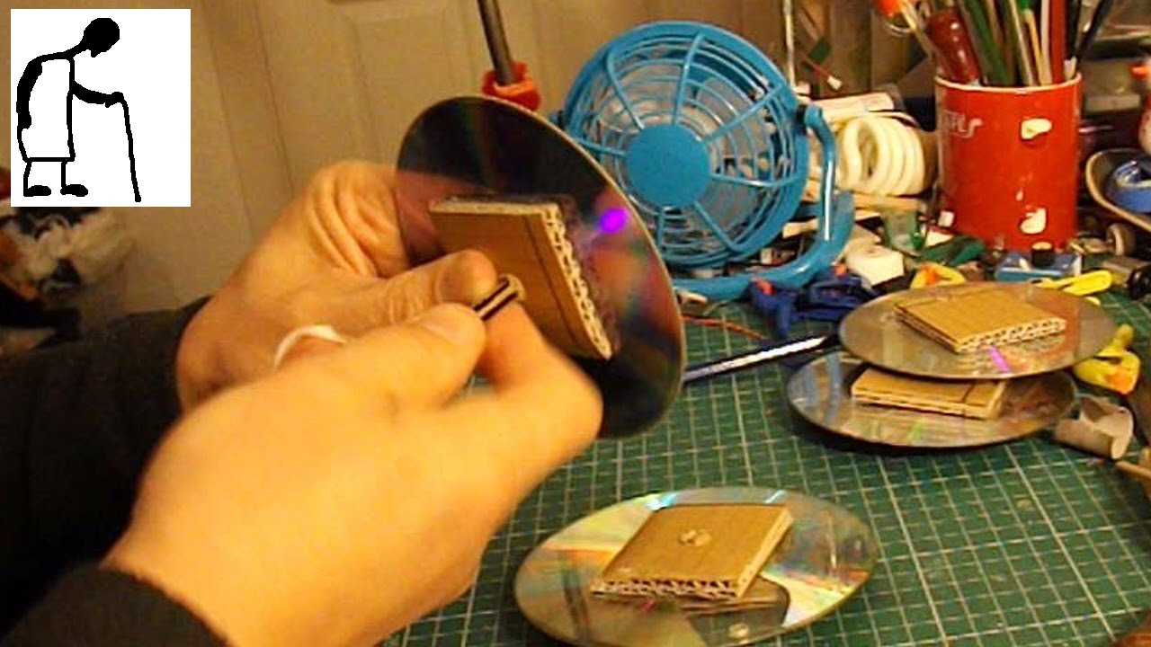 CD Wheels with Cardboard Hubs - YouTube