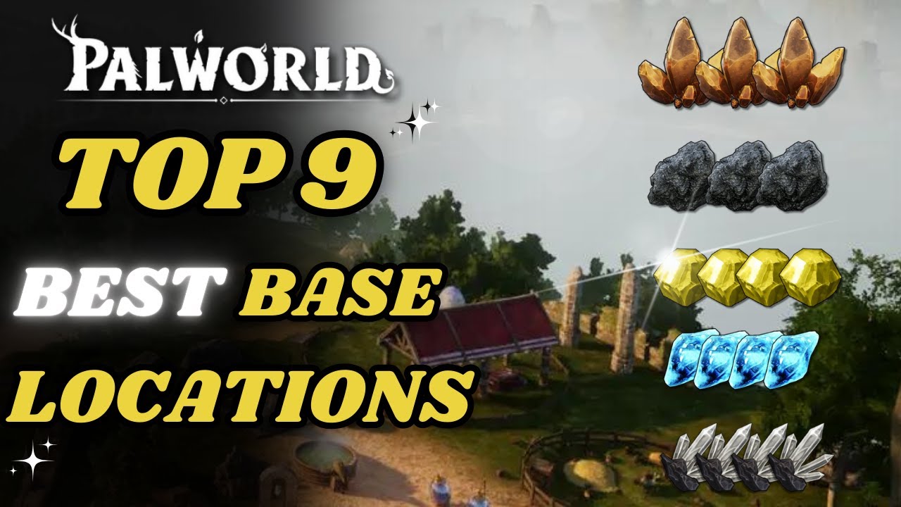 Top 9 BEST Palworld Base Building Locations! Infinite Resource Farms ...