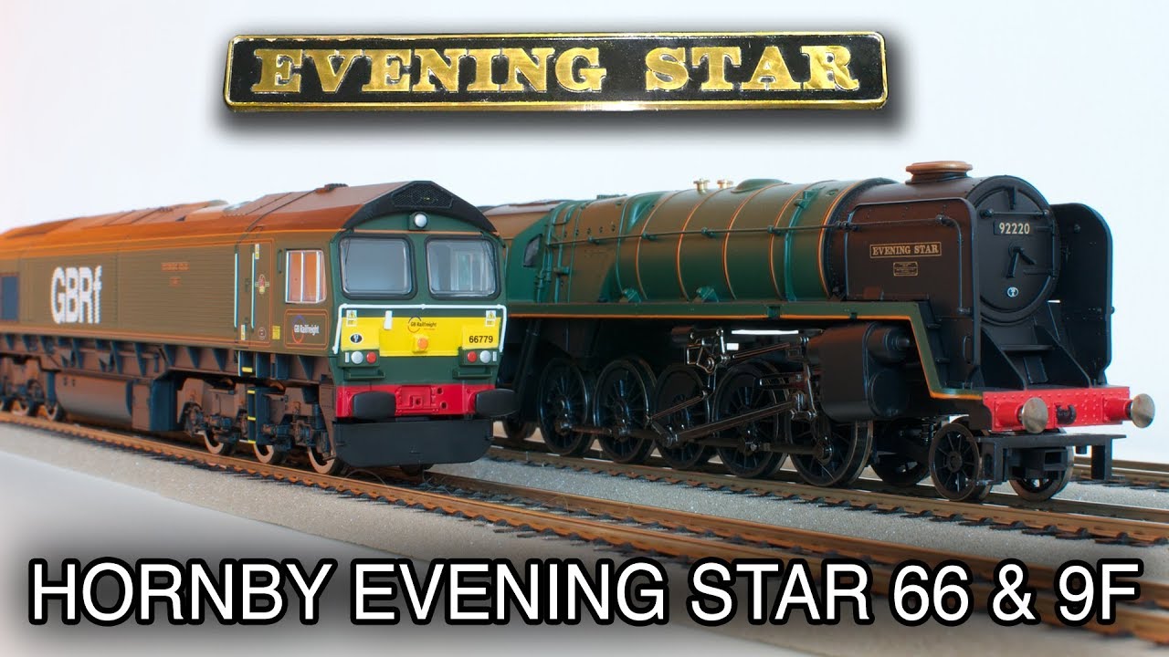 Hornby Evening Star Class 66 2019 and 9F Showcase - YouTube