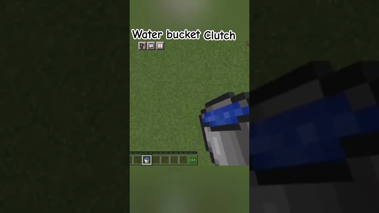 Water Bucket Clutch in Minecraft - YouTube