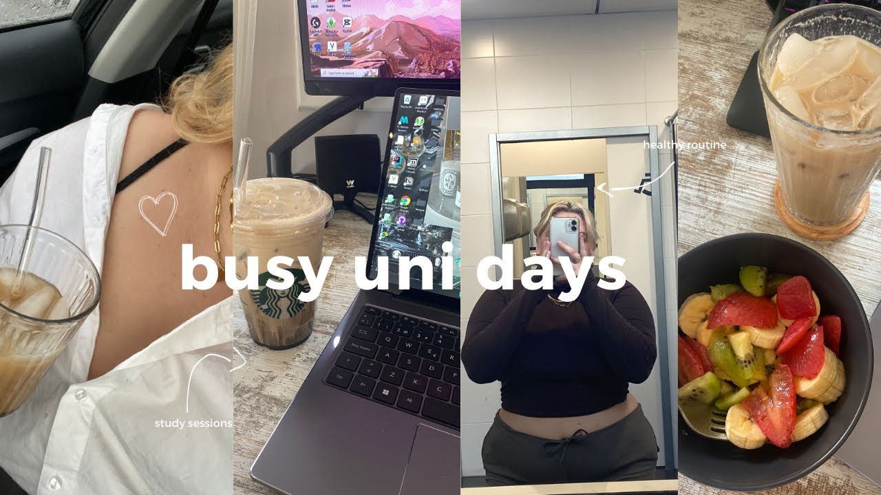 BUSY AND PRODUCTIVE UNI DAYS: study sessions, coffee breaks... - YouTube