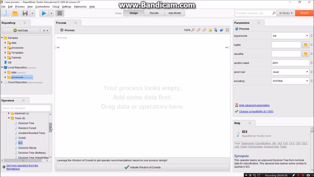 2. Basic RapidMiner : Overview of GUI - YouTube