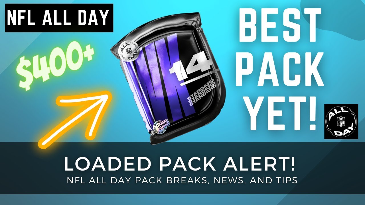 NFL All Day Rare Pack Pull - Week 14 Replay - Best Pack Yet! - YouTube