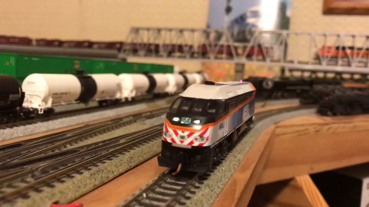 N scale Metra MP36PH With Lok Sound select Micro and a TCS FL4 decoder ...