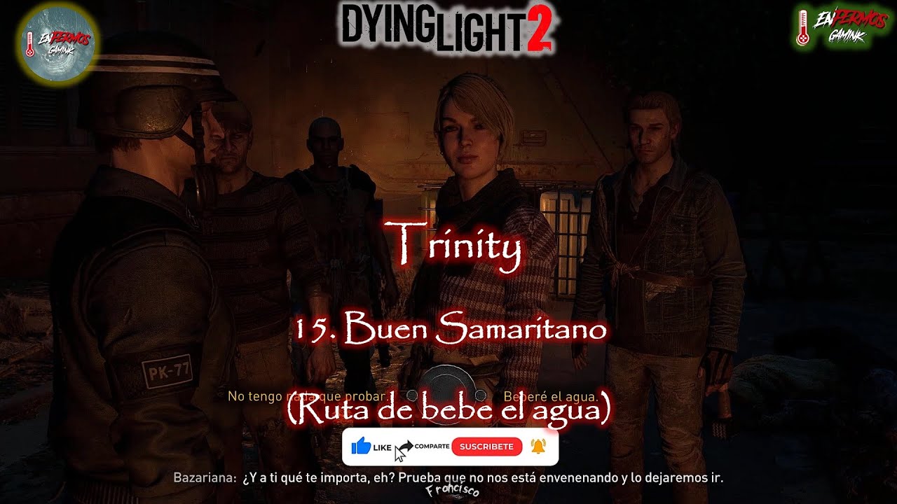 🧟Dying Light 2 - latino🧟 Misión secundaria 15. El Buen samaritano (Ruta de bebe el agua ...