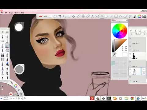 speed drawing with sketchbook pro - YouTube