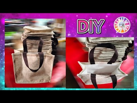DIY Easy Abaca Tote Bag Sewing Tutorial #sewingprojects #diybags - YouTube
