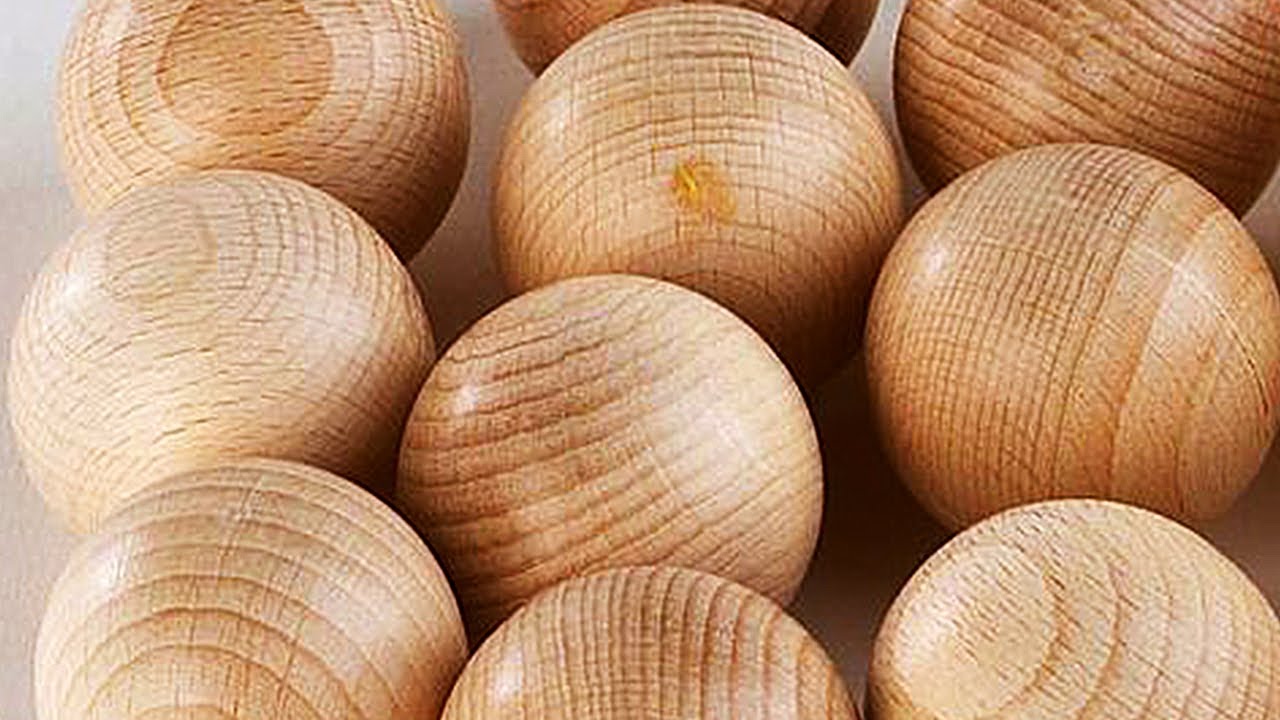 Make wooden balls easy! The easiest exercise for a beginner! - YouTube