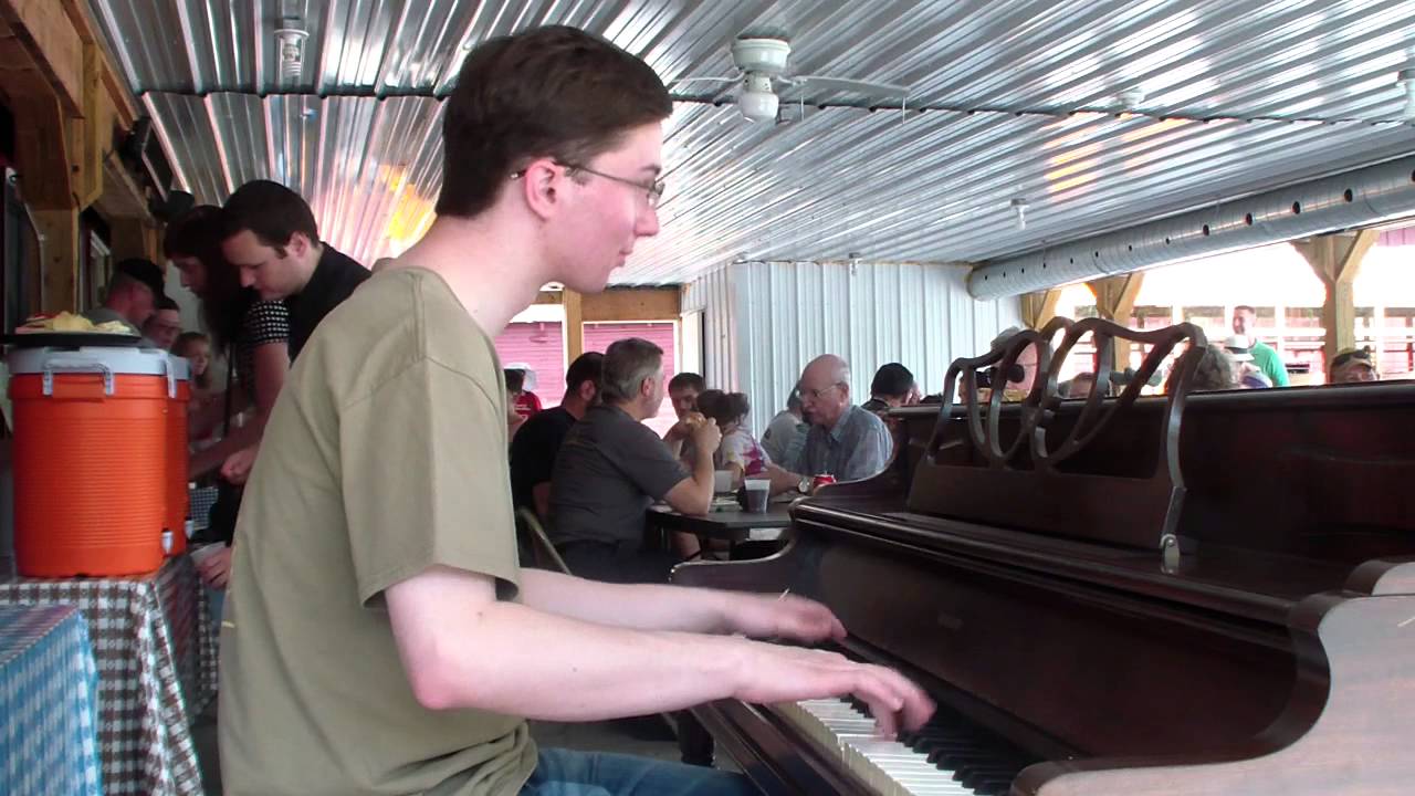 Adam Swanson ON A CIRCULAR STARICASE|CPRF|June 22 2013|street piano ...
